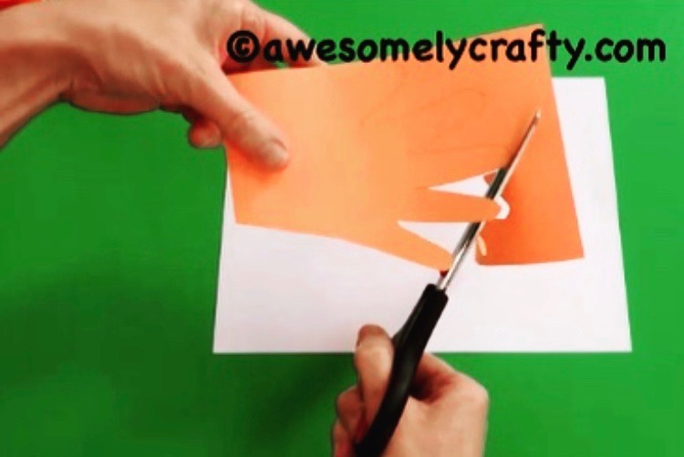 Handprint Camp Fire Craft - Awesomelycrafty