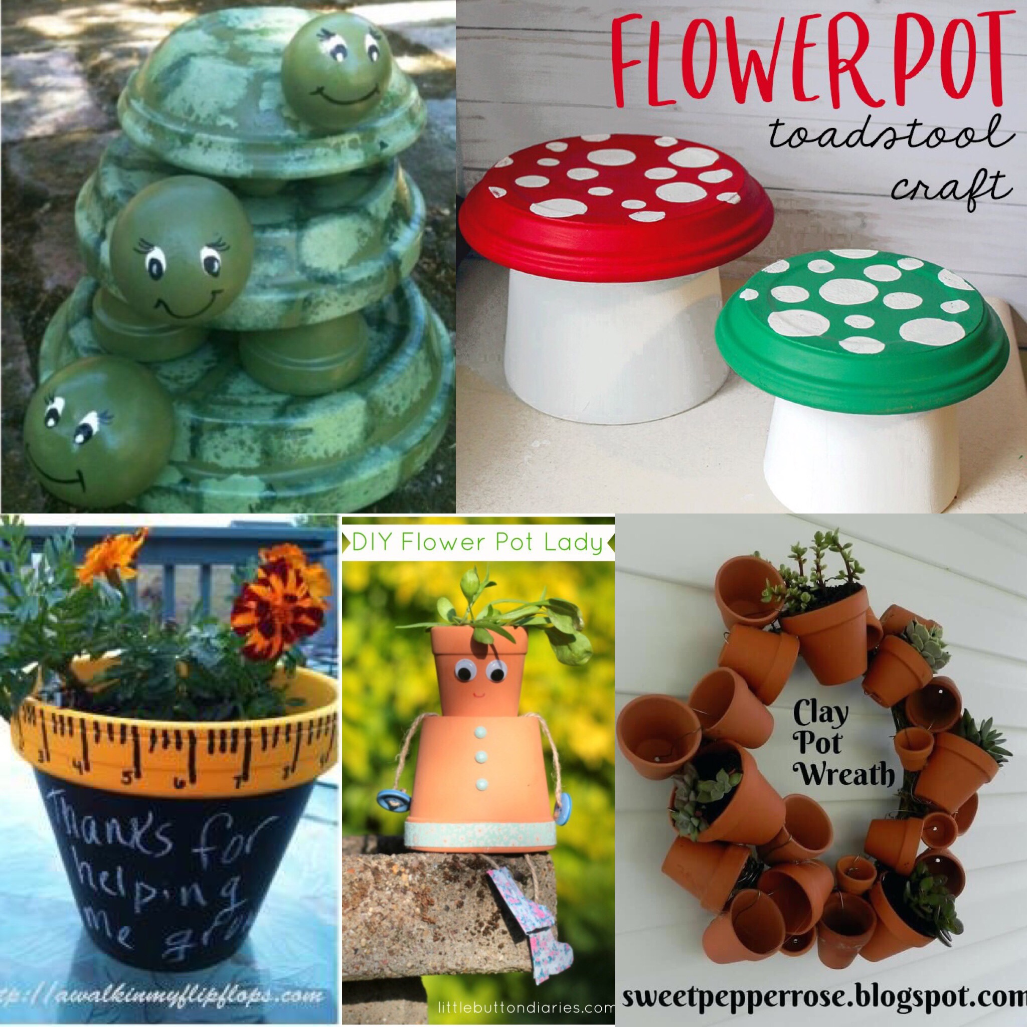 10 Fun Summer DIY Clay Pot Crafts Awesomelycrafty