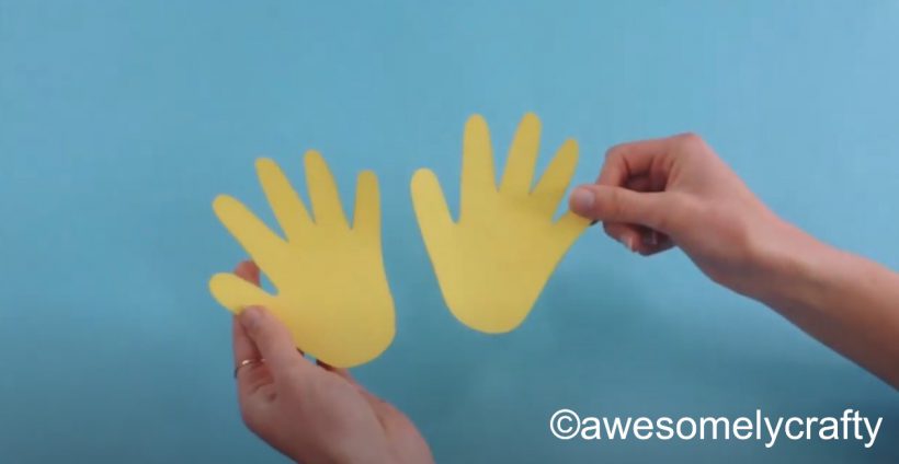 Handprint Sun Craft - Awesomelycrafty