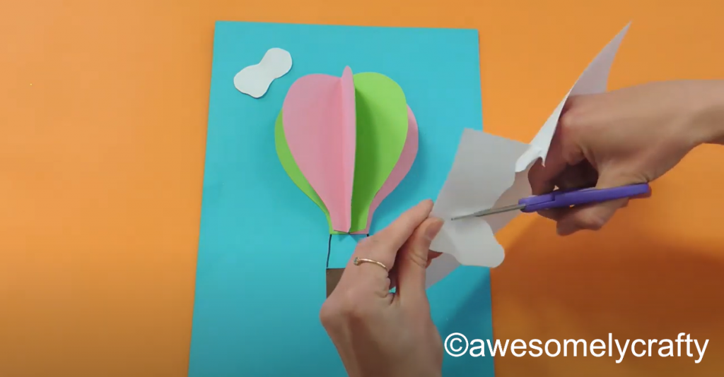 3D Hot Air Balloon Craft - Awesomelycrafty