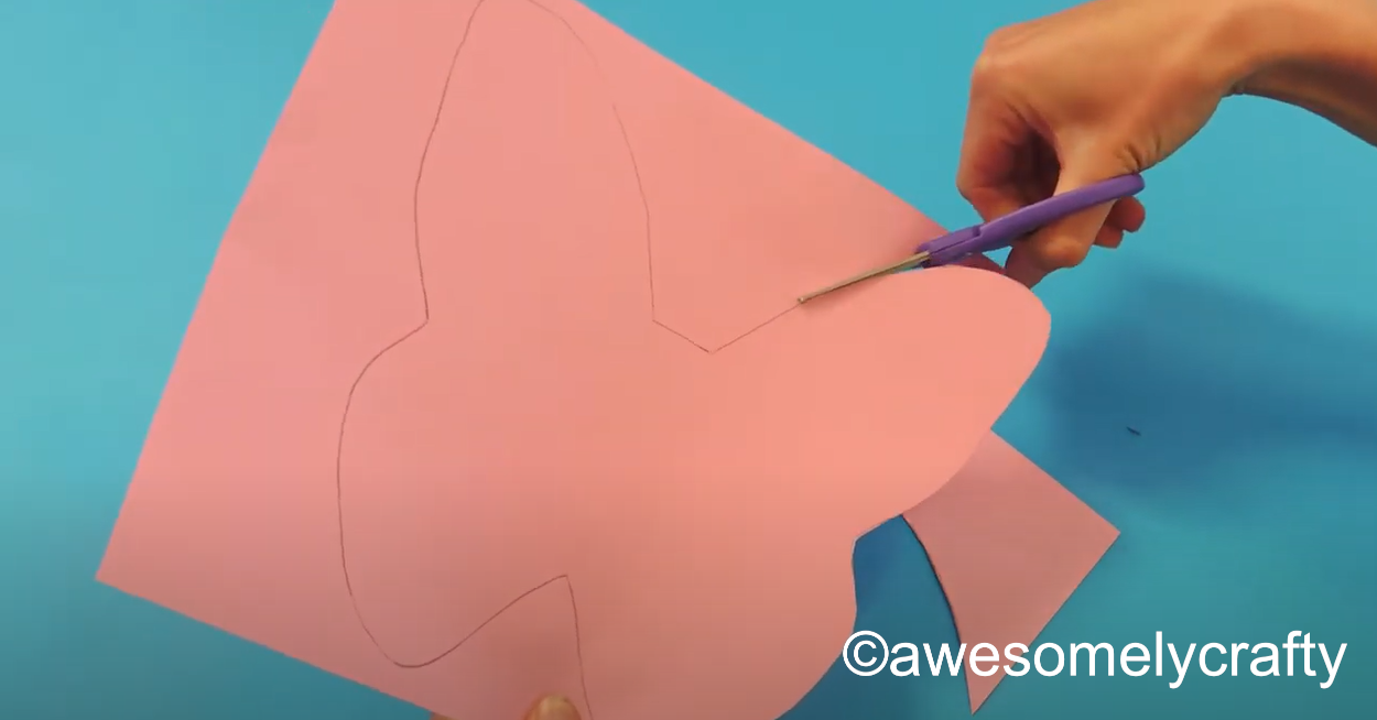 3D Pink Butterfly Craft - Awesomelycrafty