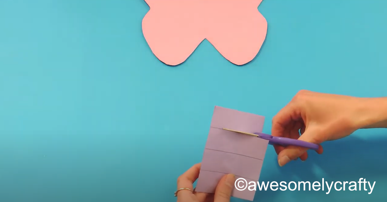 3D Pink Butterfly Craft - Awesomelycrafty