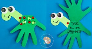 Father's Day DINO-mite Card - Awesomelycrafty