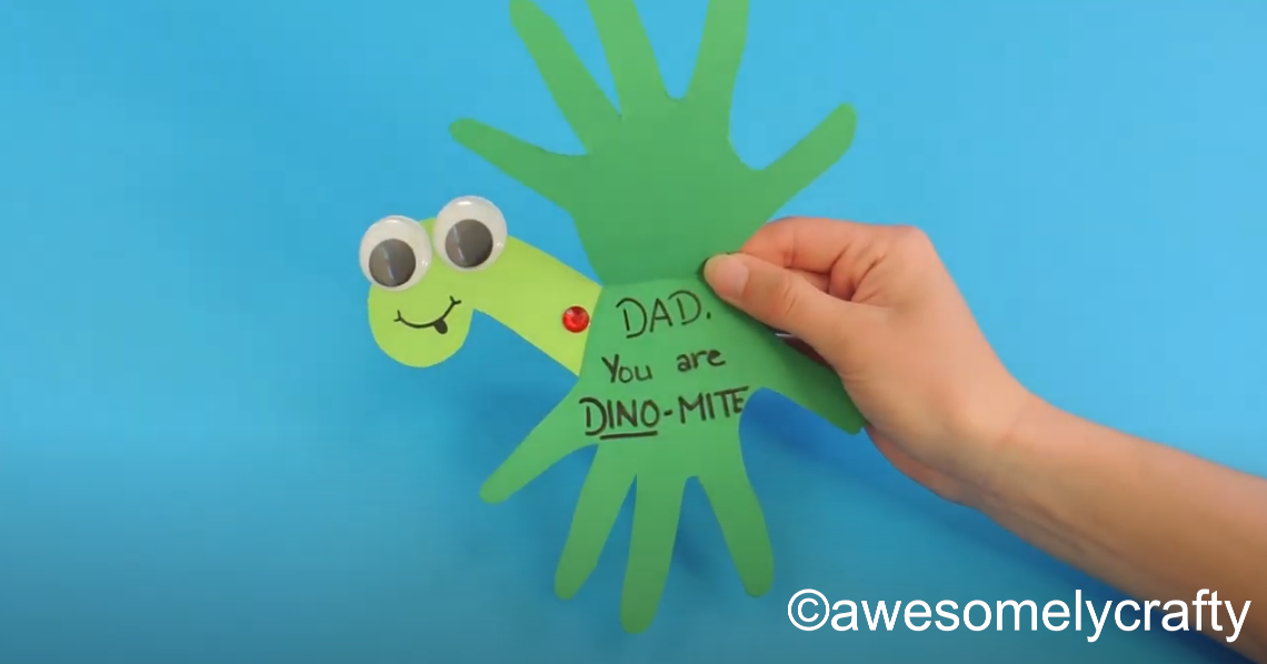 Father's Day DINO-mite Card - Awesomelycrafty