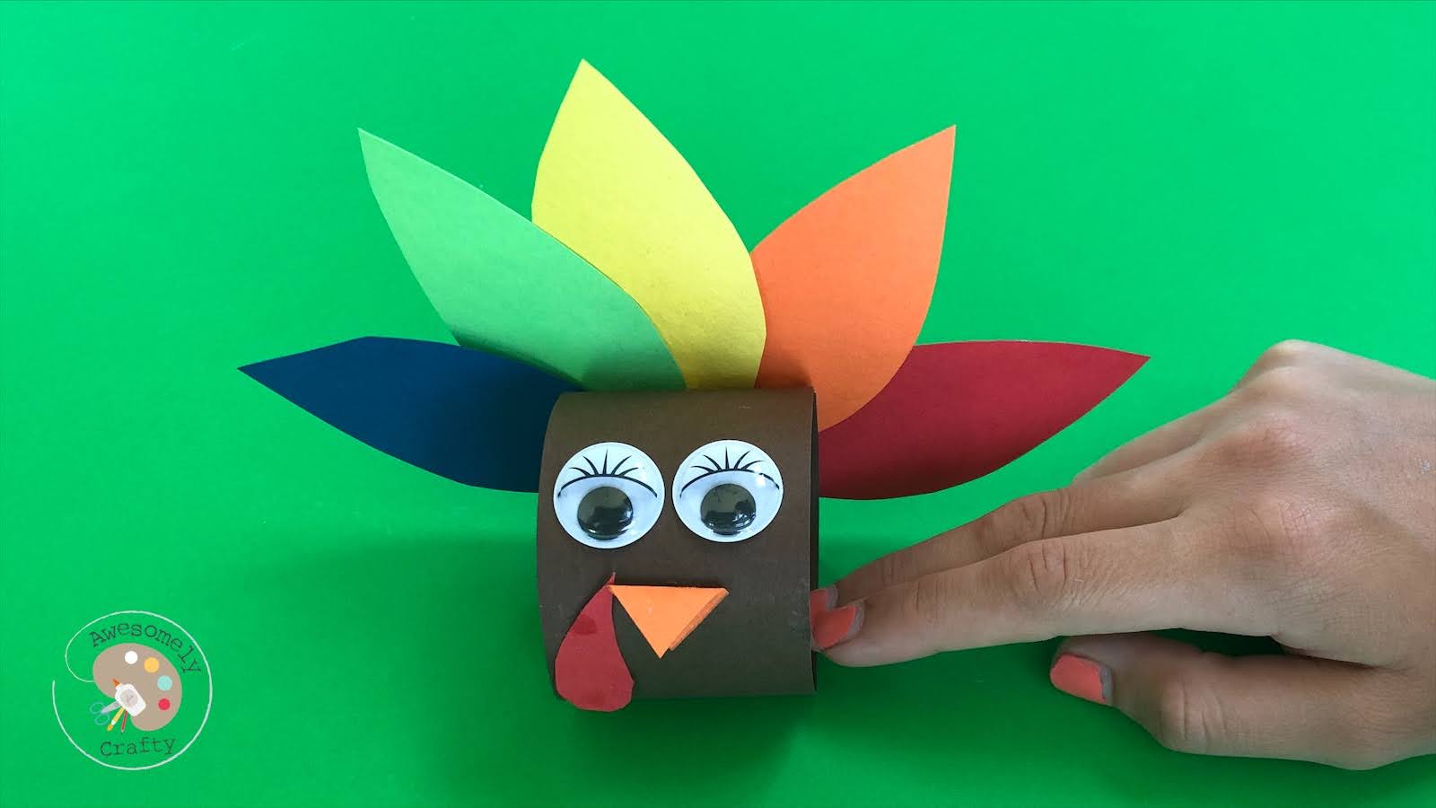 Easy Turkey Craft - Awesomelycrafty
